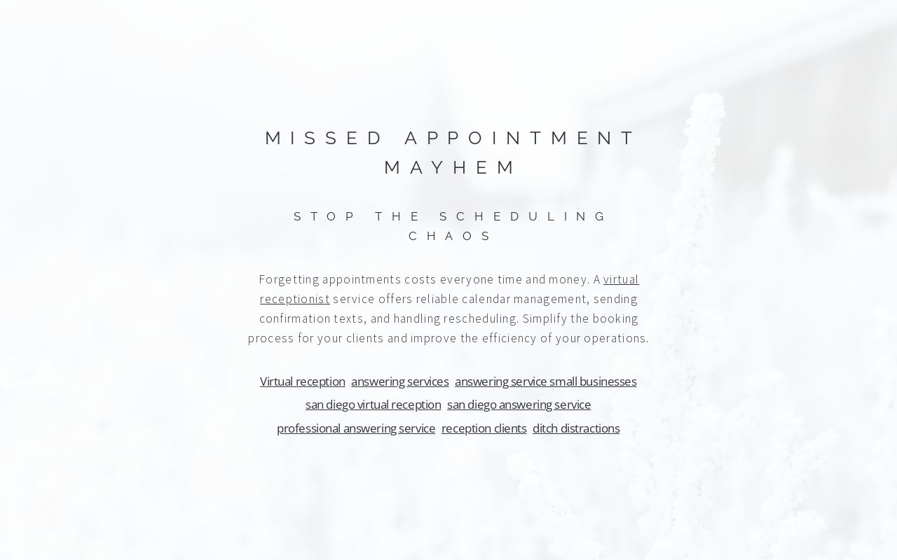 Virtual Reception + Appointment Scheduling | Efficiency Boost